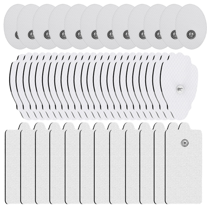 Set 48 electrozi cu gel, paduri autoadezive pentru aparat ...