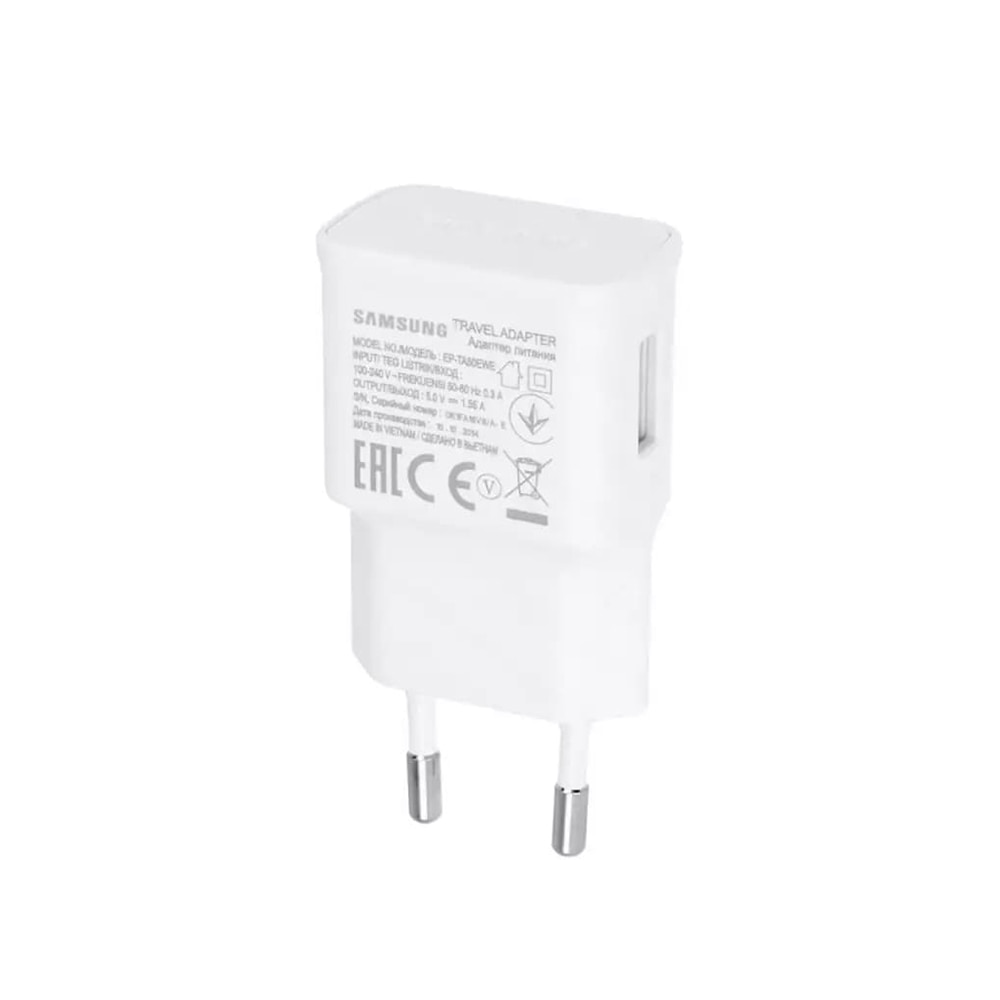 Incarcator priza Samsung (EP-TA50EWE), USB, Fast Charger, 1.55A, White (Bulk Packing) - eMAG.ro
