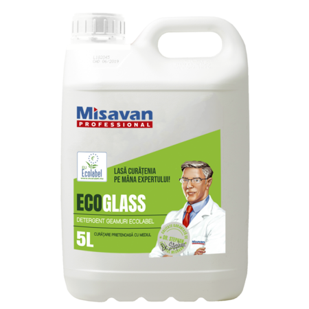Detergent Misavan Profesional Dr. Stephan Ecolabel Glass 5L - eMAG.ro