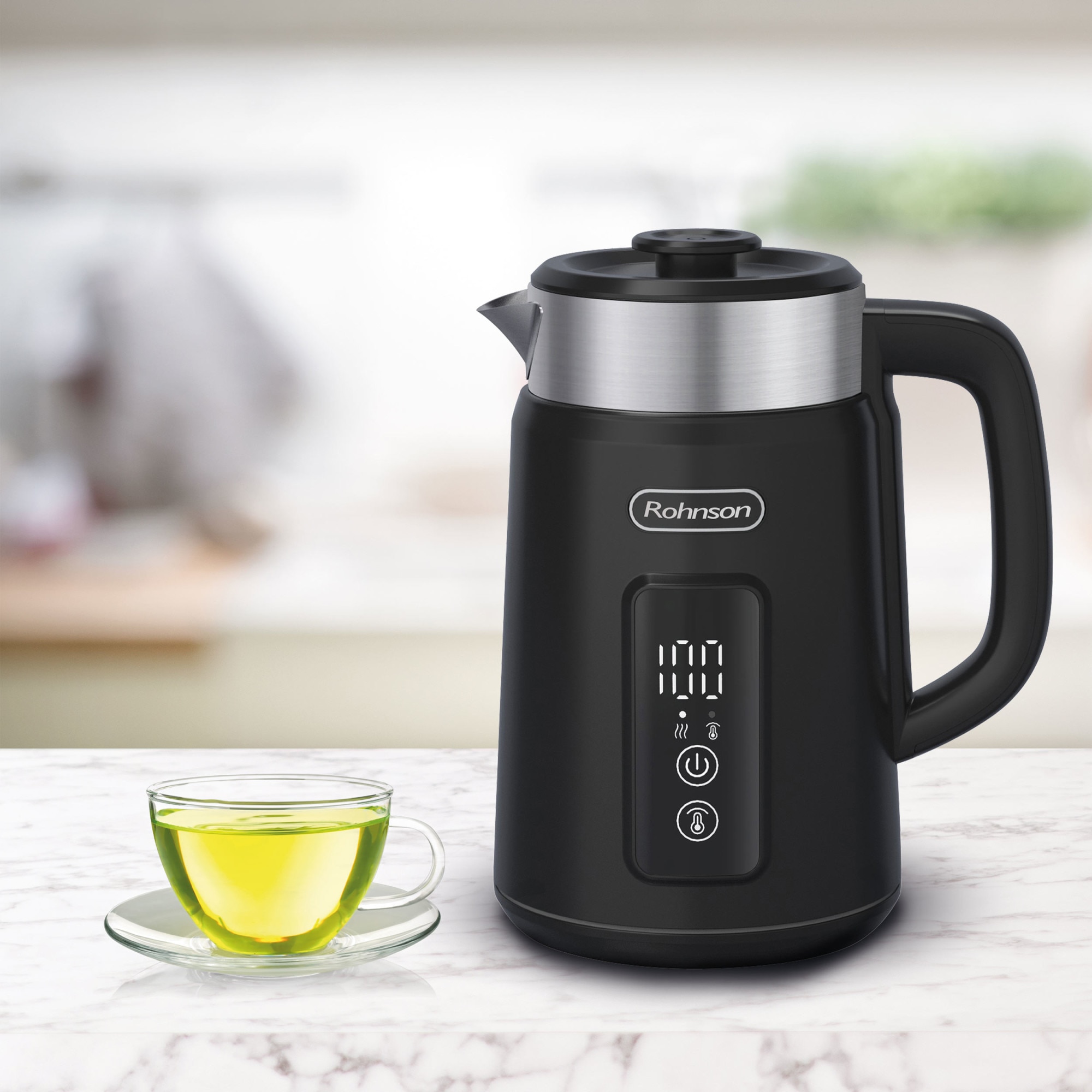 Fierbator electric Rohnson R7800, 2200 W, 1, 5 L, 7 setari de ...