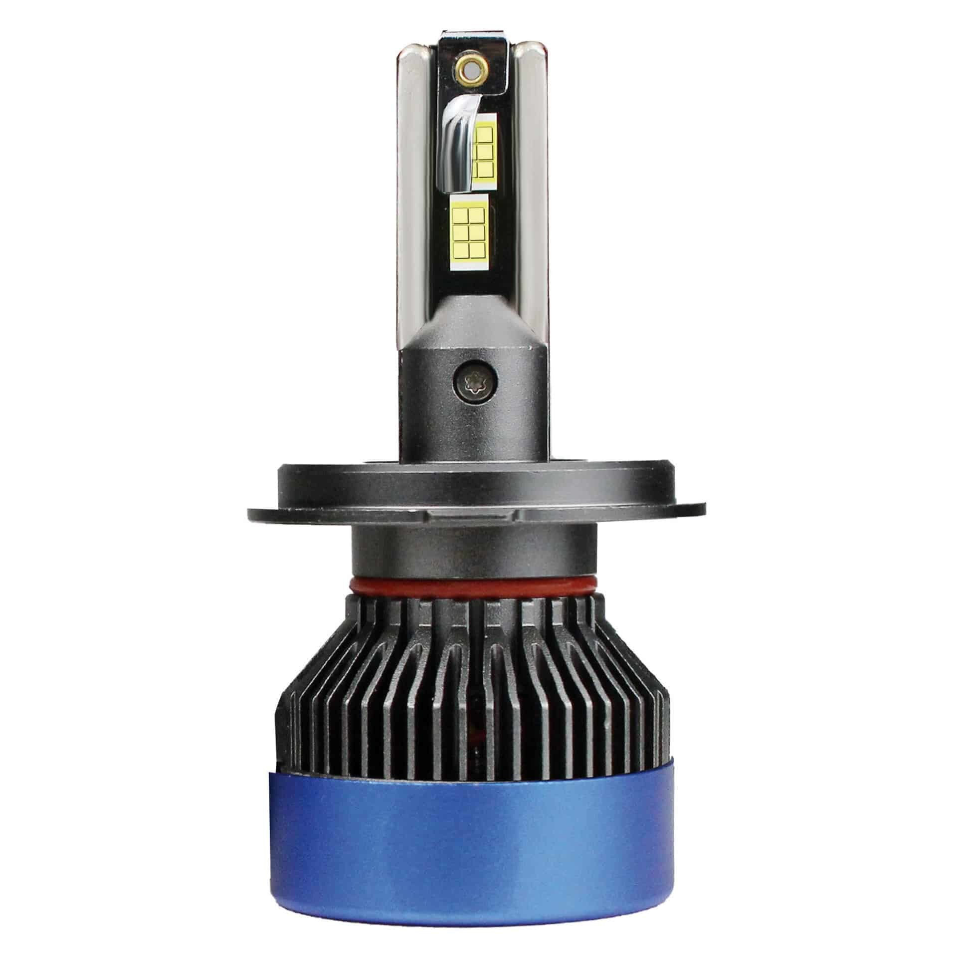 Set 2 becuri LED H4 75W 11000K 6000LM WOLF LED Wolfram - eMAG.ro