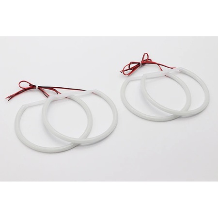 Set led-uri albe cotton angel eyes BMW seria 5 e39 facelift autocorect ...