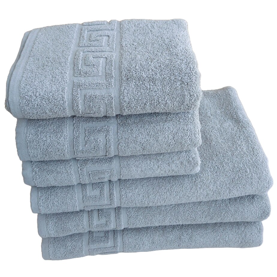 Set Prosoape Pufoase Hoteliere, 6 Piese, Model Greek, 100% Bumbac ...