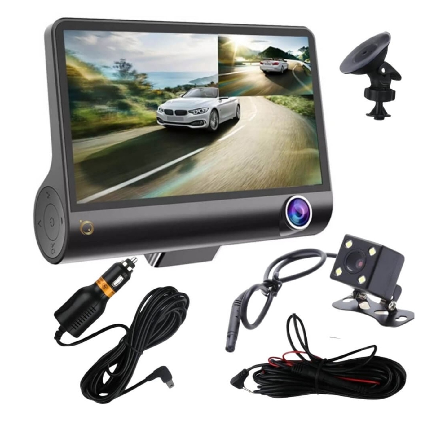 Camera Tripla ALG™ Auto, 3 in 1 + Camera Spate Inclusa, Full HD 1080p ...