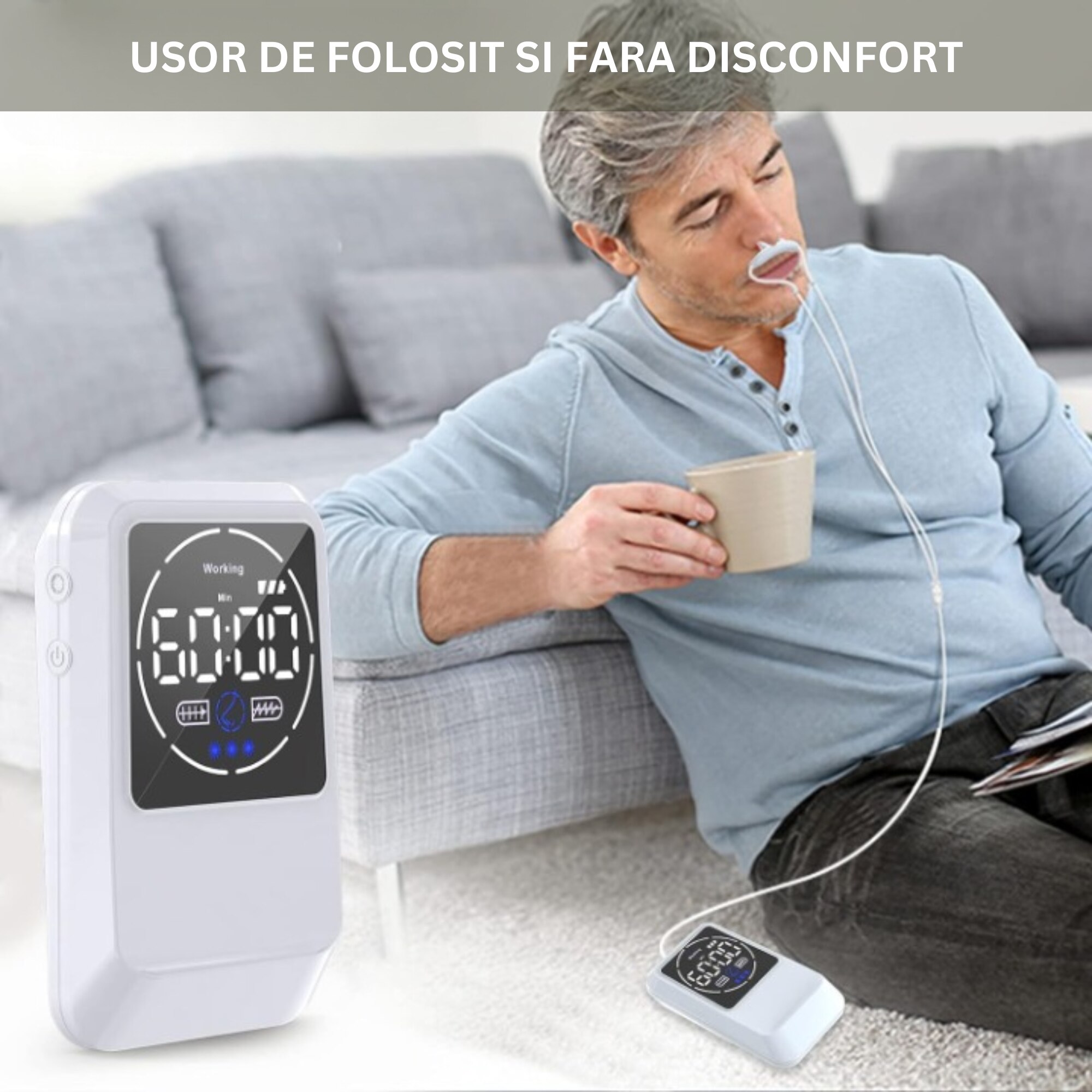 Aparat pentru Rinita Alergica, Terapie Nazala Laser cu Lumina Rosie si ...