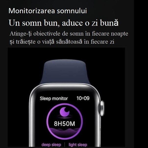 Smartwatch unisex Akami M56, efectuare si primire apeluri, 10 jocuri ...