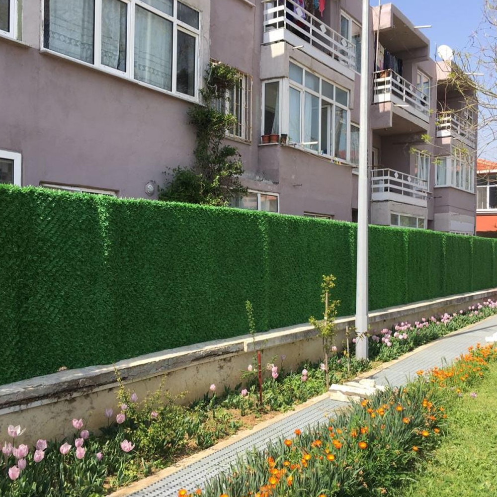 Paravan imitatie gard viu artificial, dimensiune 1.2m x 10m - eMAG.ro