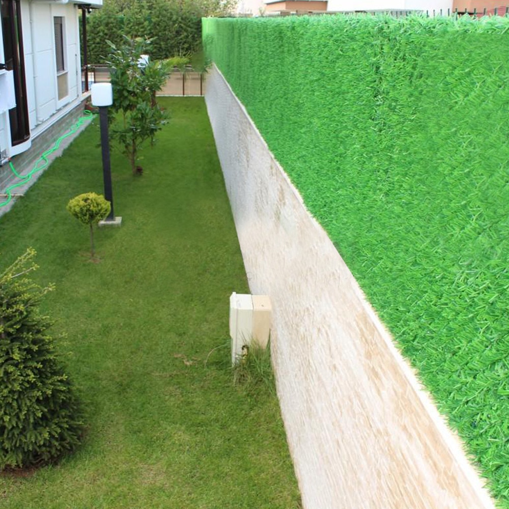 Paravan imitatie gard viu artificial, dimensiune 1.2m x 10m - eMAG.ro