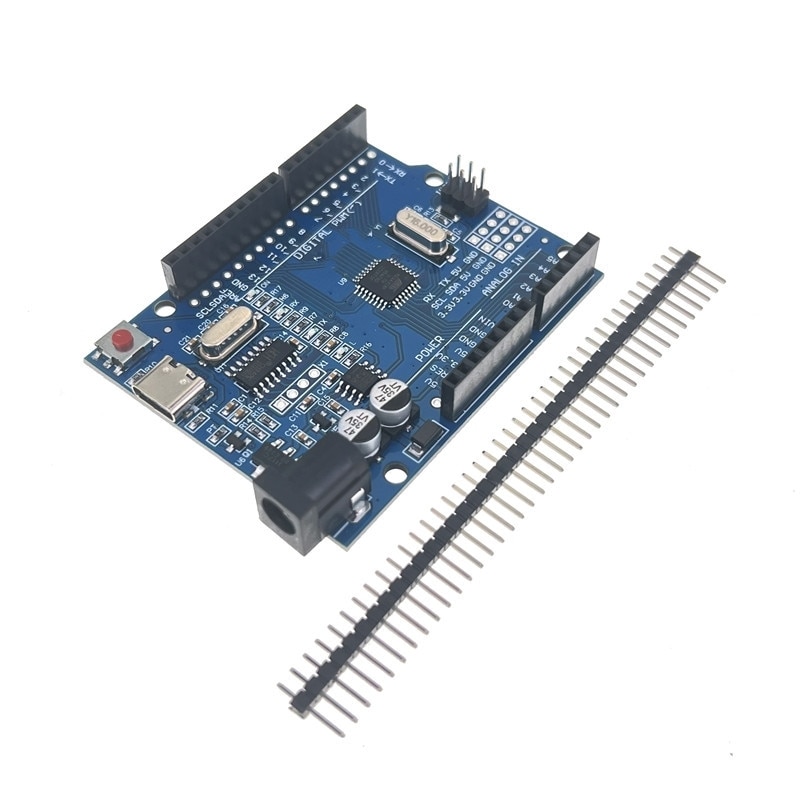 Микроконтролер Uno R3, ATmega328P, ch340, usb C - eMAG.bg