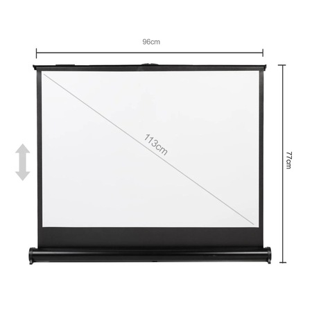 Ecran de proiectie portabil de 45'' pentru birou - eMAG.ro
