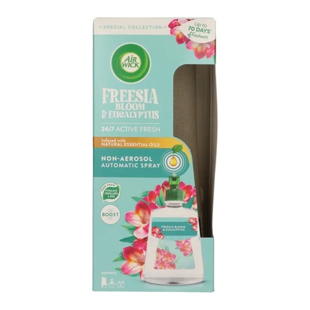 Odorizant camera Air Wick Active Fresh, frezie inflorita si eucalipt ...