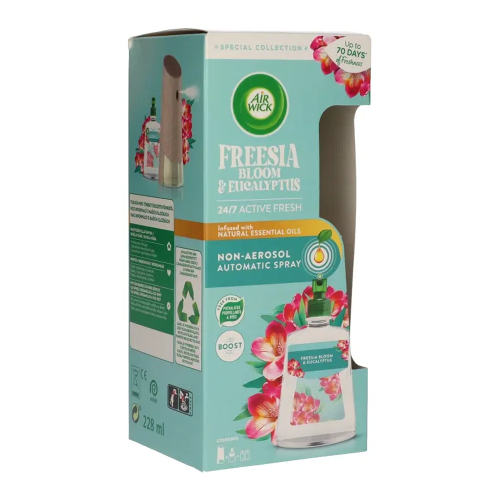 Odorizant camera Air Wick Active Fresh, frezie inflorita si eucalipt ...