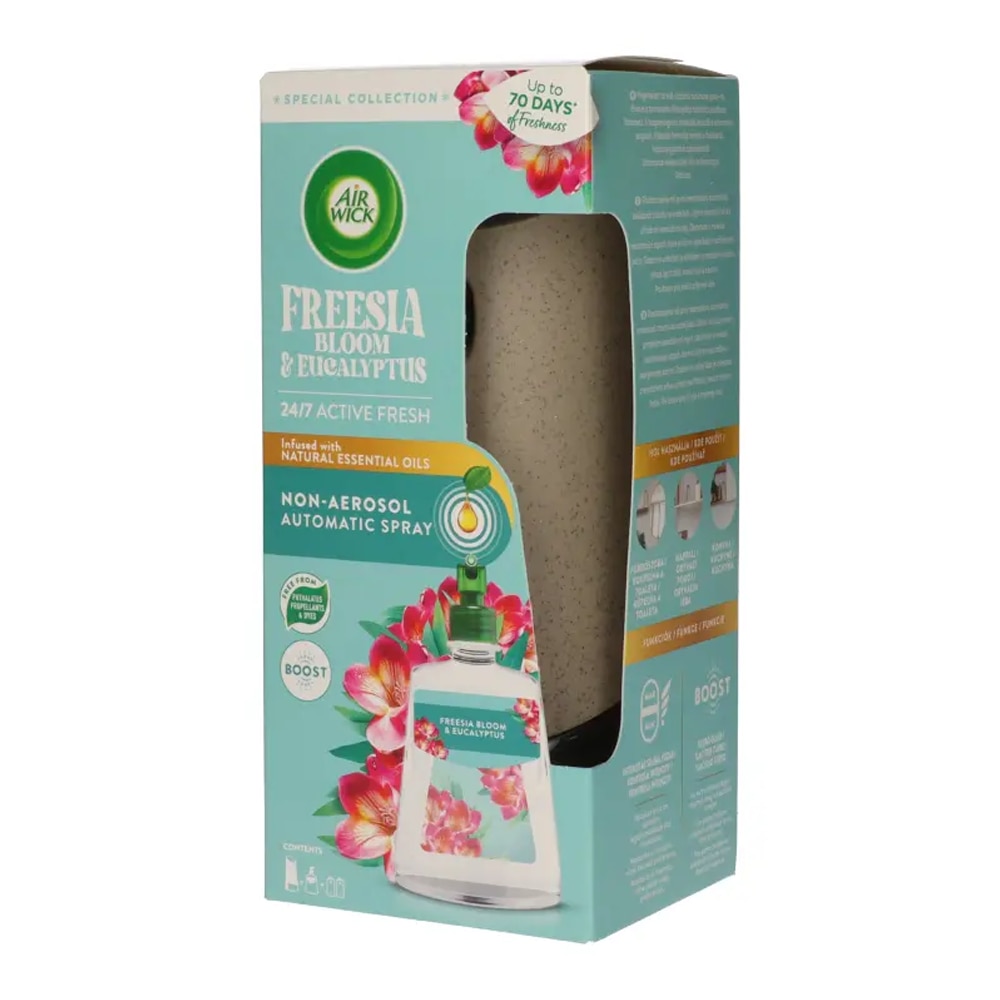 Odorizant camera Air Wick Active Fresh, frezie inflorita si eucalipt ...