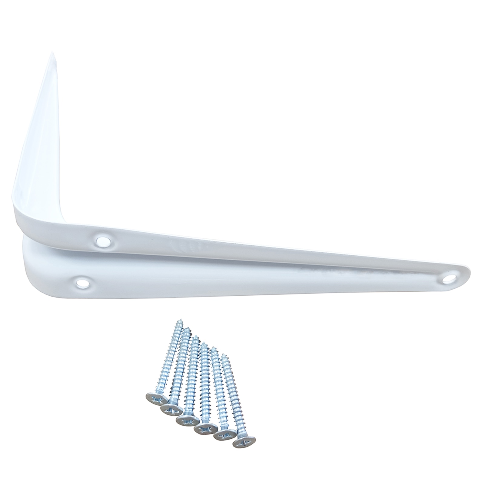 Suport pentru raft, Wayne Hardware, Alb, 75 x 100 mm - eMAG.ro