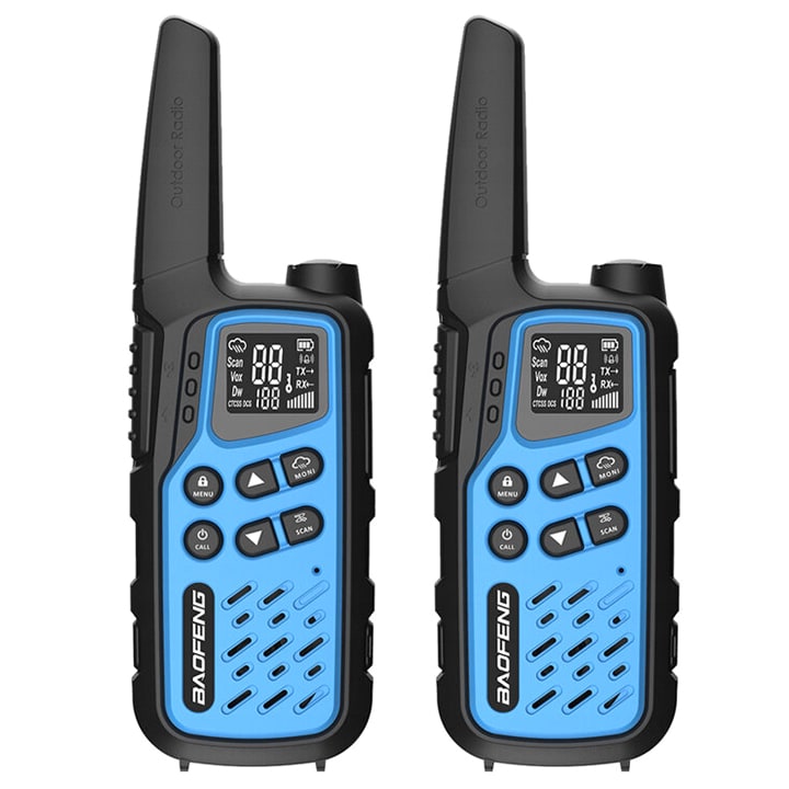 Set 2 statii radio portabile, Baofeng, 230 V, USB, Negru - eMAG.ro