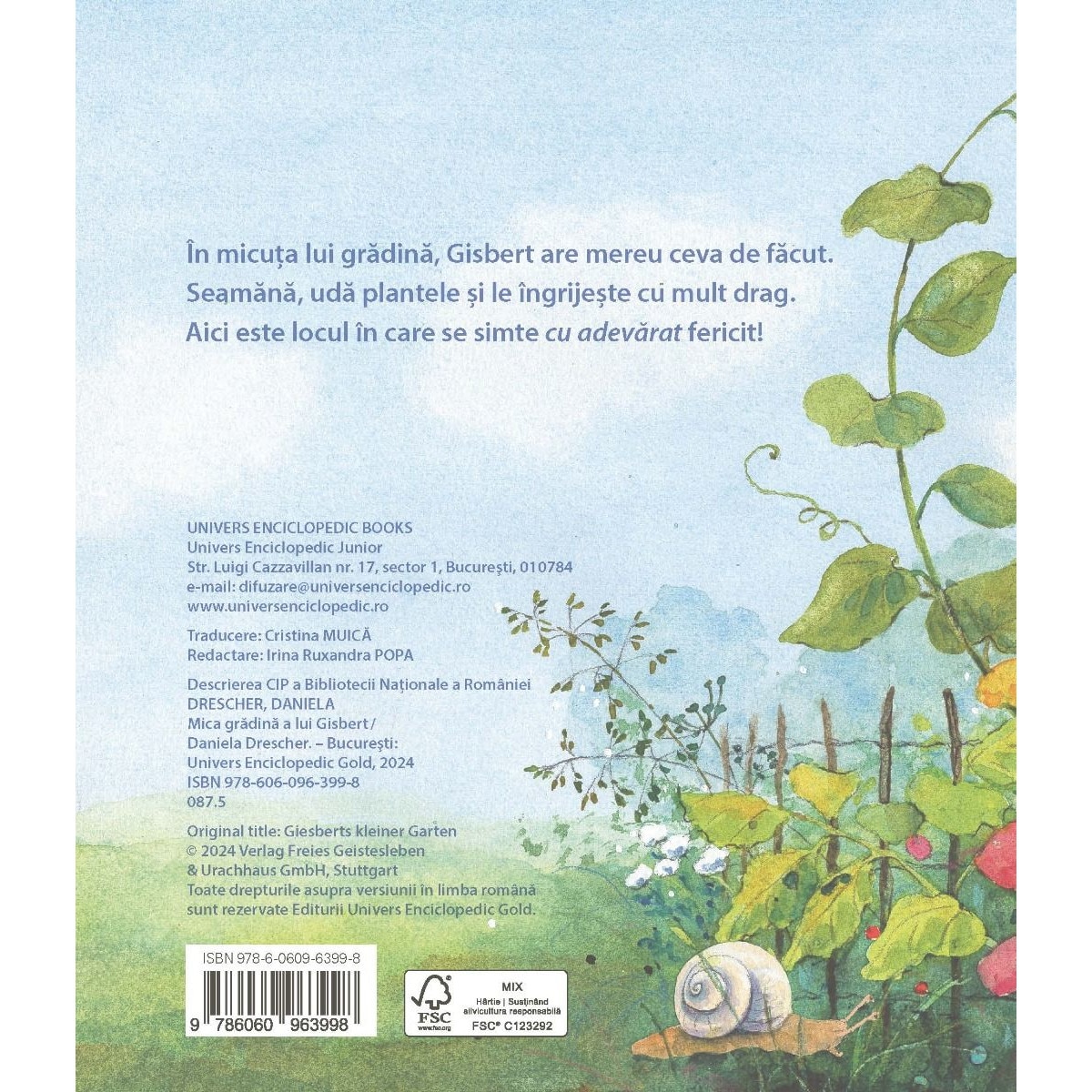 Mica gradina a lui Gisbert, Daniela Drescher - eMAG.ro