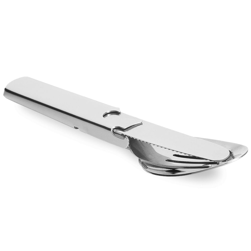 Set vesela camping, M-Tac, Pliabile, Inox, Argintiu - eMAG.ro