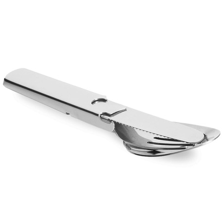 Set vesela camping, M-Tac, Pliabile, Inox, Argintiu - eMAG.ro