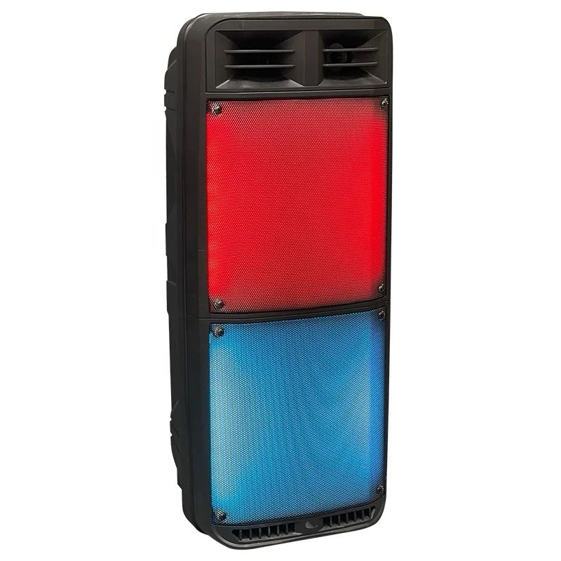 Boxa Portabila, 2x8", Bluetooth 5.0, Microfon cu fir, Telecomanda, Aux ...