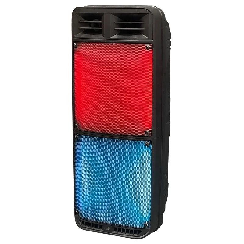 Boxa Portabila, 2x8", Bluetooth 5.0, Microfon cu fir, Telecomanda, Aux ...