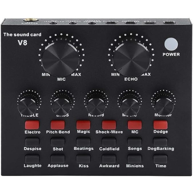 Placa de sunet V8 Webcast, Interfata Audio USB, Negru - eMAG.ro