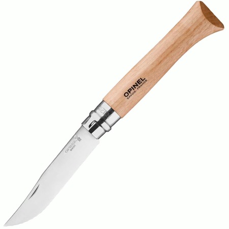 Cutit pliabil Opinel No.12, lama zimtata 12cm, lemn de fag, 280mm - eMAG.ro