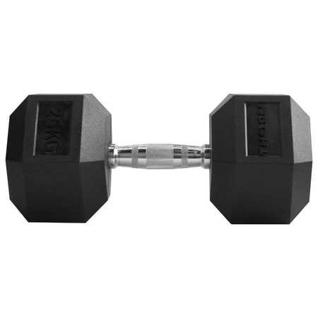 Gantera, Thorn+Fit, 25 Kg, Argintiu/Negru - eMAG.ro
