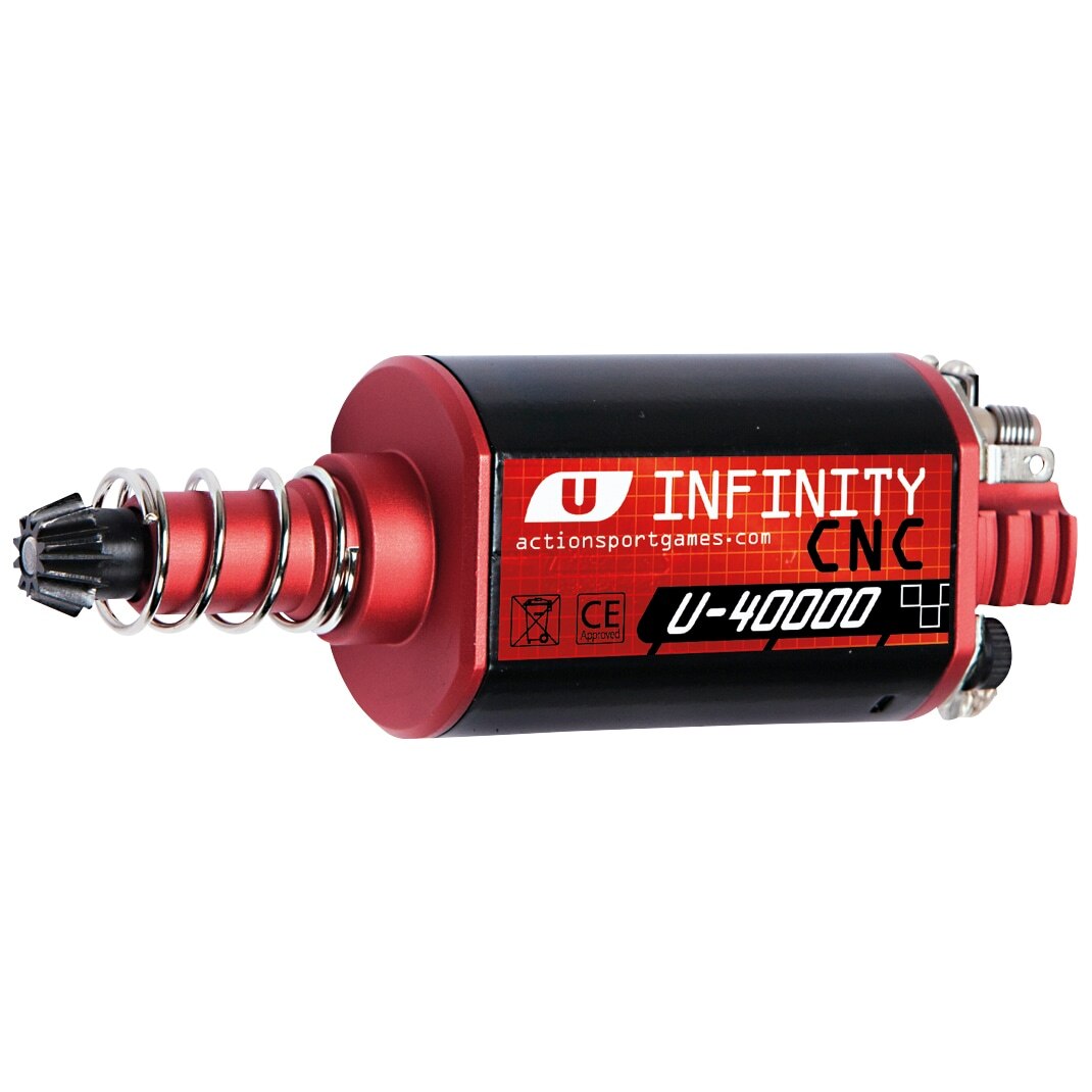 Motor, Ultimate Infinity CNC U-40000, 40000 RPM, 90mm, Rosu/Negru - eMAG.ro