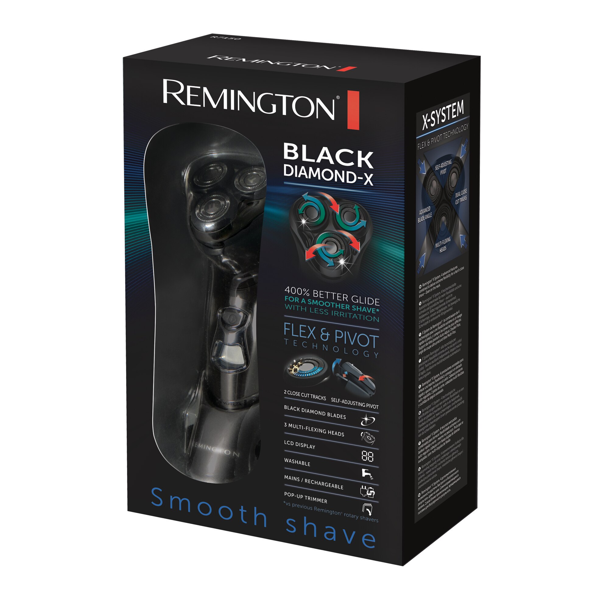 Aparat de ras Remington R7150, 3 capete pivotante Titan Flex&Pivot - eMAG.ro