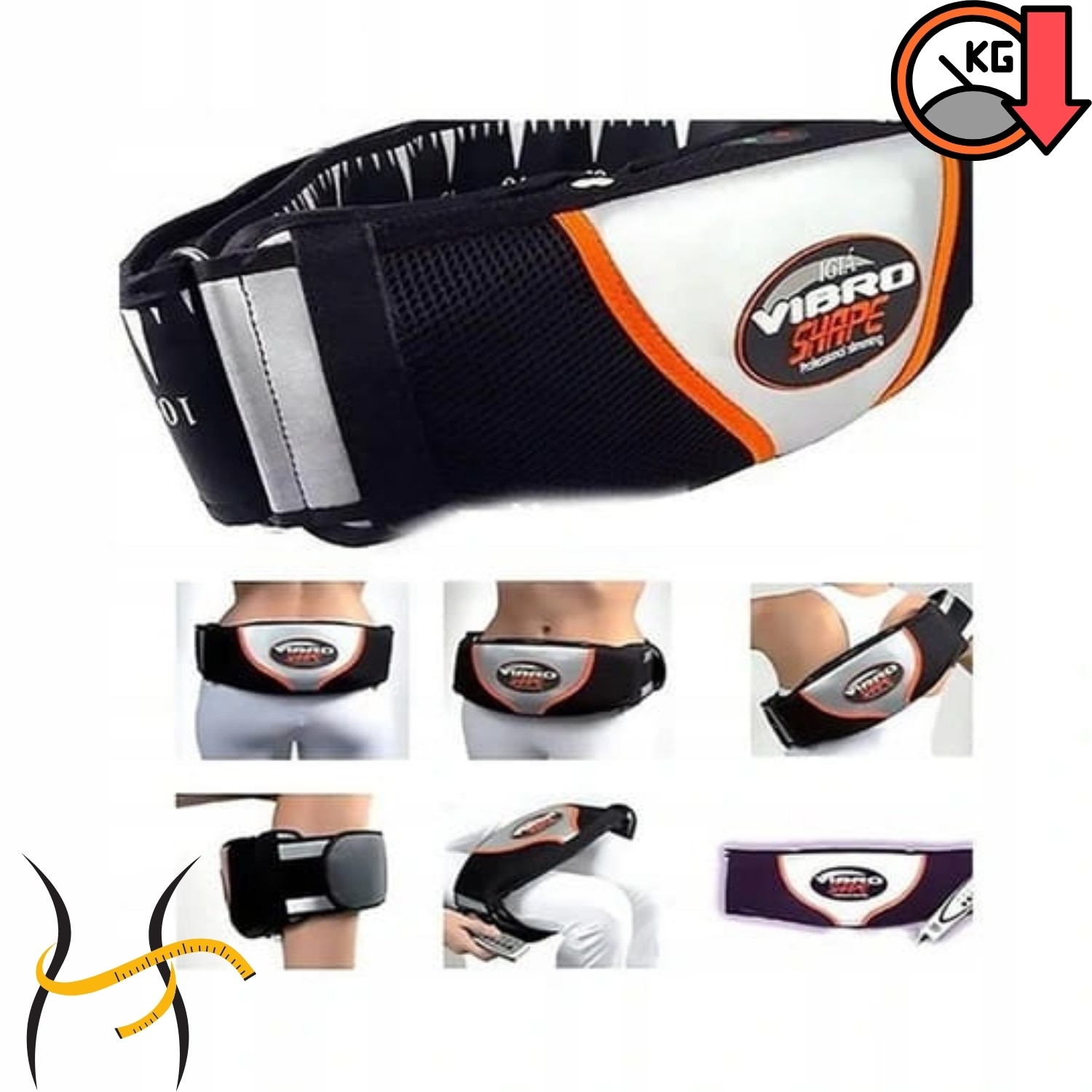 Centura abdominala de masaj GALAXIA®, slabire si modelare VIBRO SHAPE ...