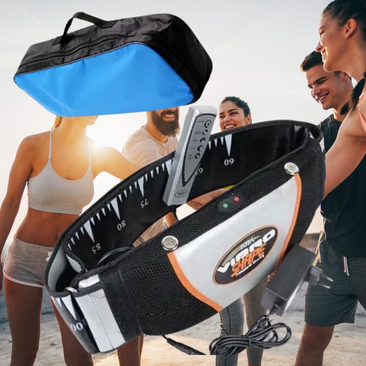 Centura abdominala de masaj GALAXIA®, slabire si modelare VIBRO SHAPE ...