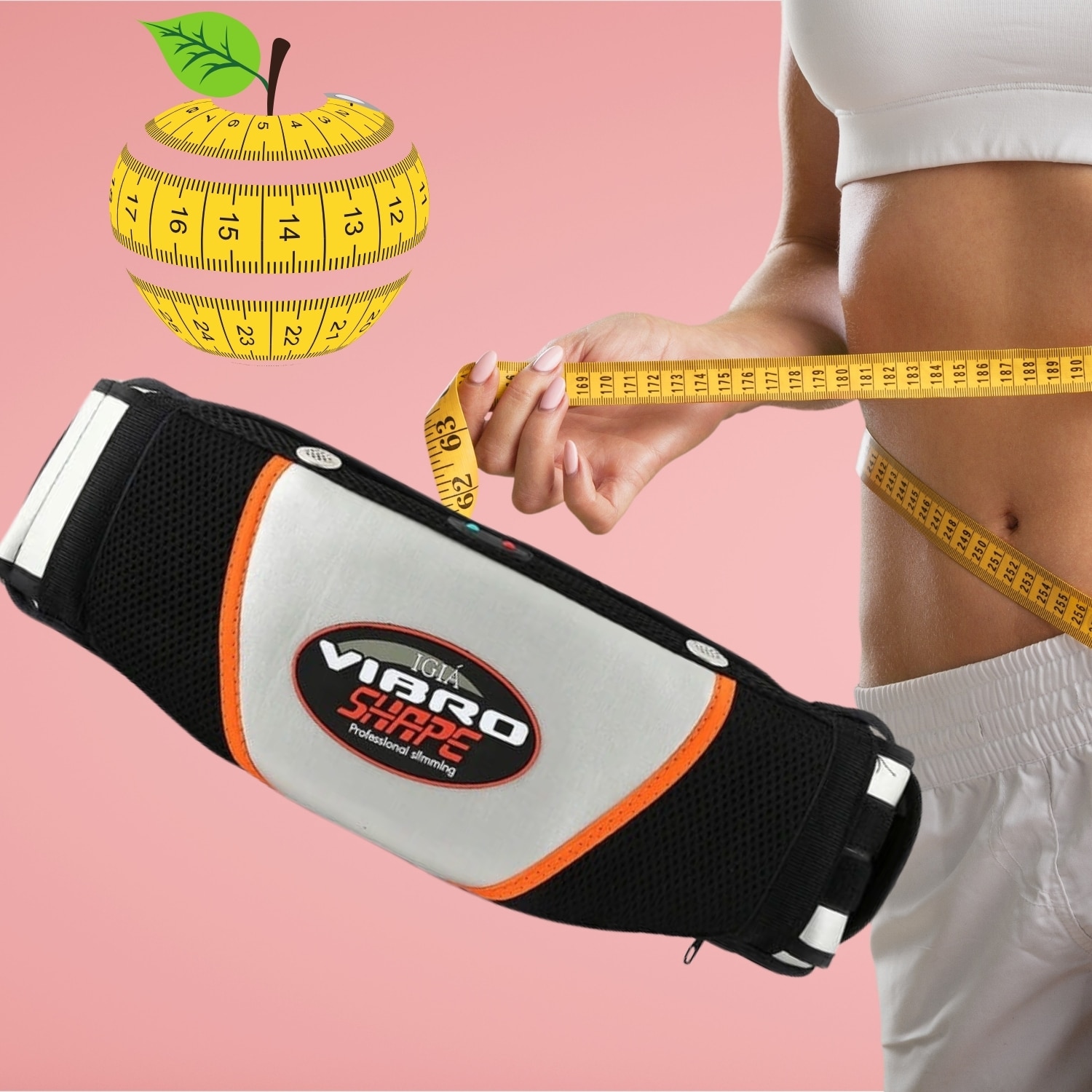Centura abdominala de masaj GALAXIA®, slabire si modelare VIBRO SHAPE ...