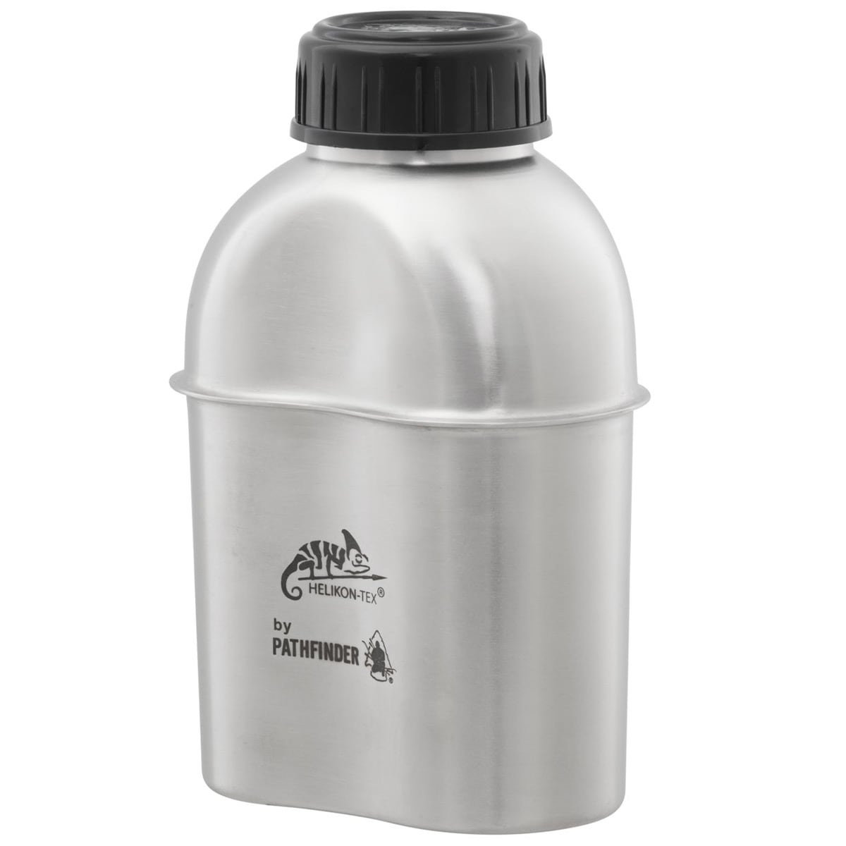 Plosca pentru camping Pathfinder, Helikon-Tex, Inox, 1.15 l, 30 x 13.5 ...
