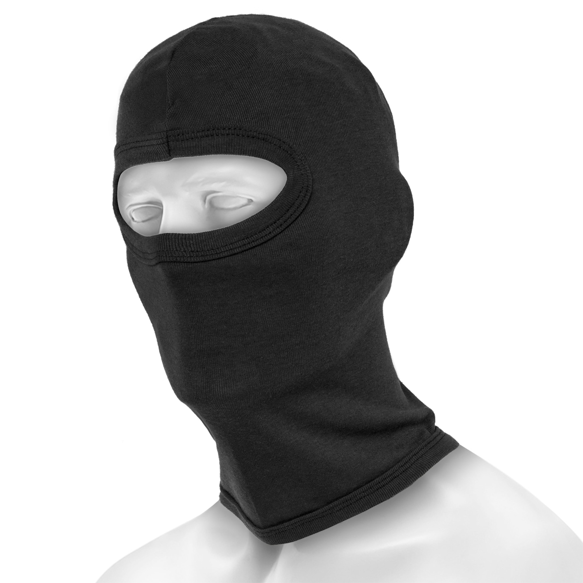Cagula bumbac lejera Mil-Tec, deschidere unica pentru ochi, negru ...