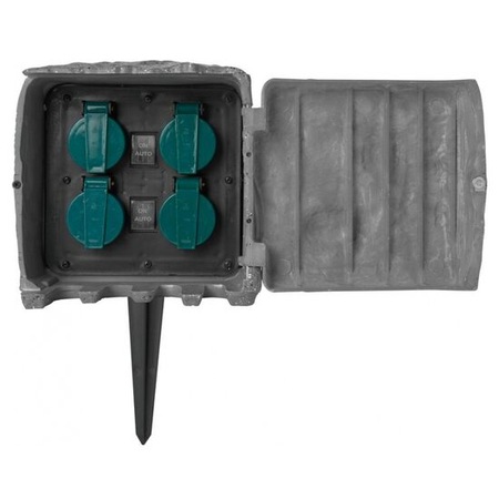 Prelungitor electric pentru gradina, model piatra, impermeabil, cu ...
