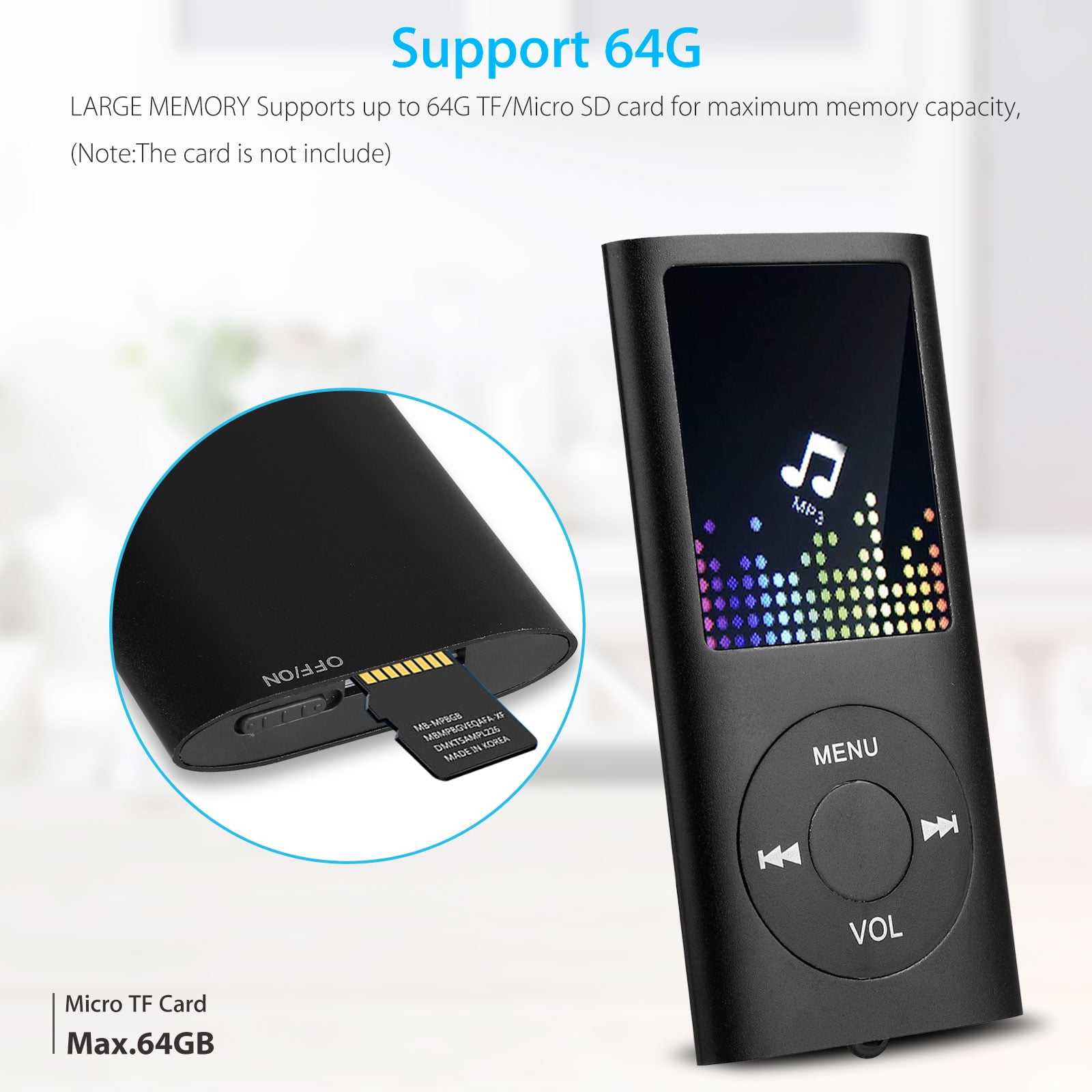 Quad player MP4 plug-in, Negru - eMAG.ro