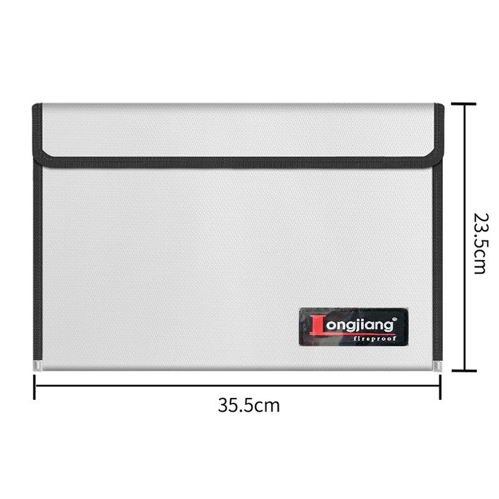 Mapa ignifuga A4, pentru documente, transport dispozitive electronice ...