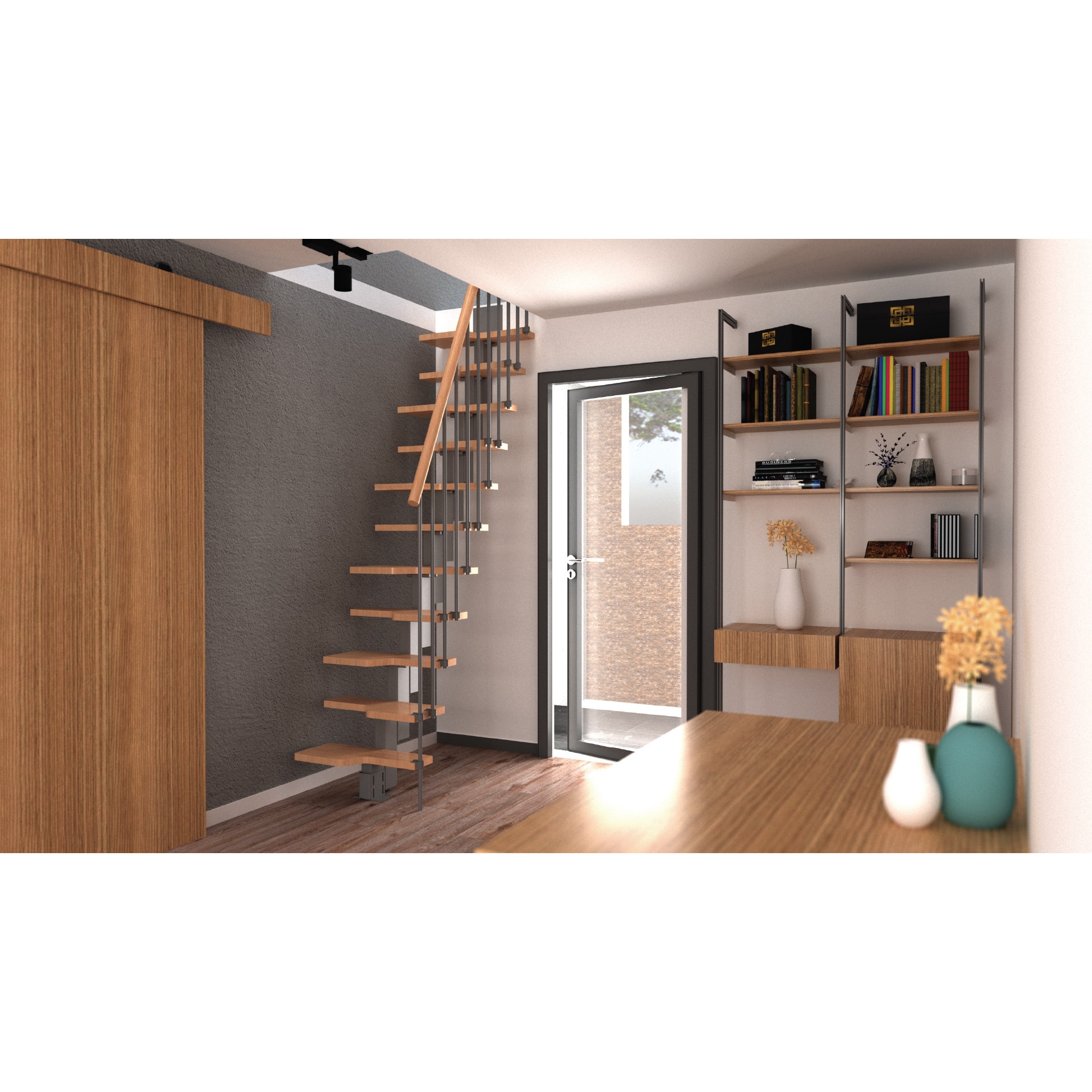 Scara de interior Andre pentru spatiu redus - eMAG.ro