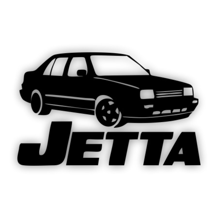 Sticker Auto Vw Jetta - 15 CM - Alb - eMAG.ro