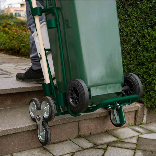 Carucior transport marfa 150kg pentru scari, tip Liza cu coarne ...