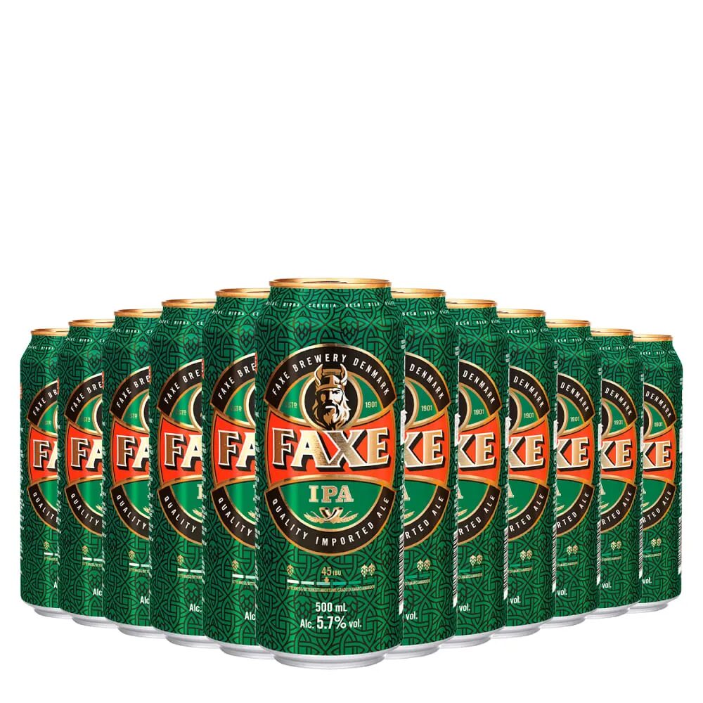 Pachet, Bere Faxe IPA 5.7 %, 12 bucati x500 m - eMAG.ro