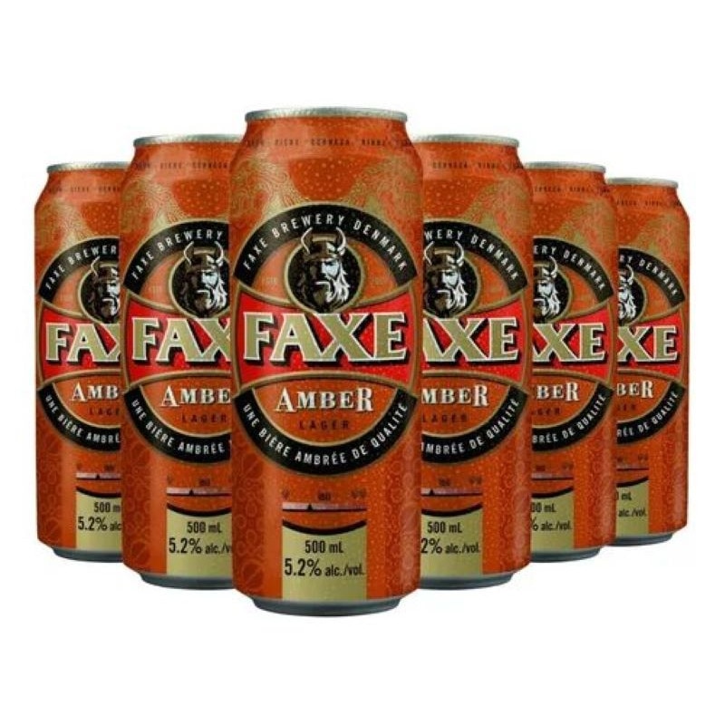 Pachet, Bere Faxe Amber 5.2 %, 6 bucati x500 ml - eMAG.ro
