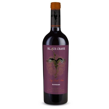 Vin Rosu Sec, Black Crane, Saperavi, 0.75l - eMAG.ro