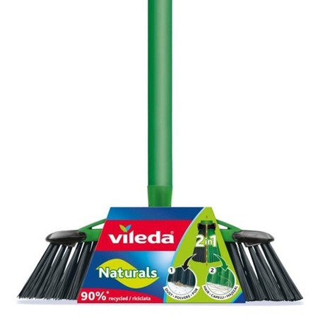 Matura Partvis Naturals, VILEDA, Cu maner, Verde/Negru - eMAG.ro