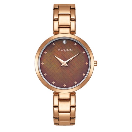 Ceas dama, Vogue, Inox, Aur Roz - eMAG.ro