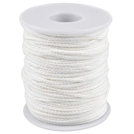 Fitil pentru luminari, Bumbac, 61 m, Alb - eMAG.ro