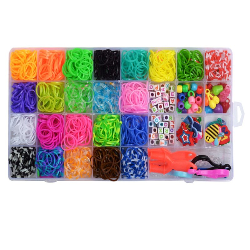 Set elastice pentru bratari, EVA, 3 ani+, Multicolor - eMAG.ro