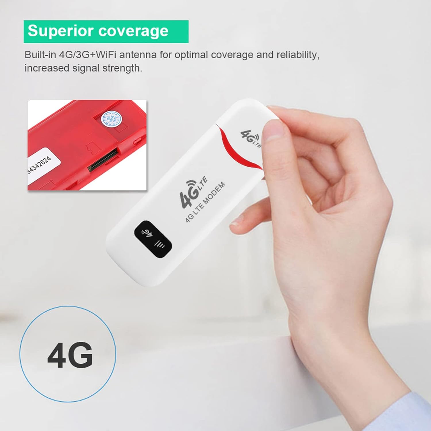 Modem WiFi USB 4G, JESWO, Alb - eMAG.ro