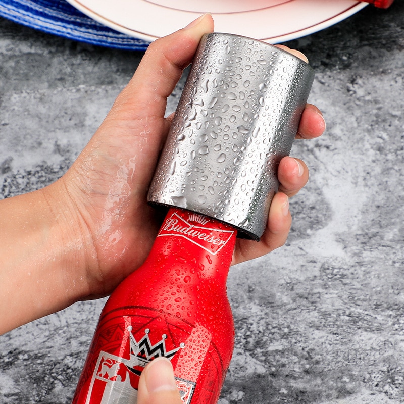 Deschizator Automat de sticle vertical, Argintiu, Inox - eMAG.ro