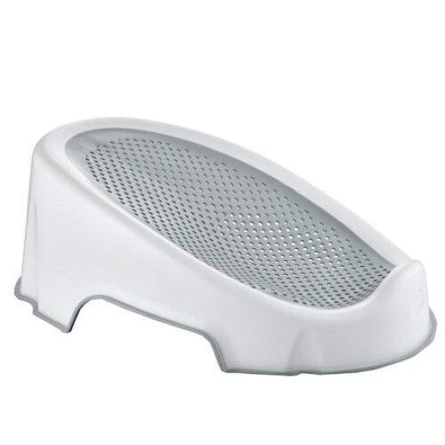 Suport silicon pentru cada bebe, alb/gri - eMAG.ro